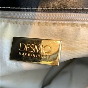 Bags | Desmo Black Genuine Leather Hobo | Poshmark